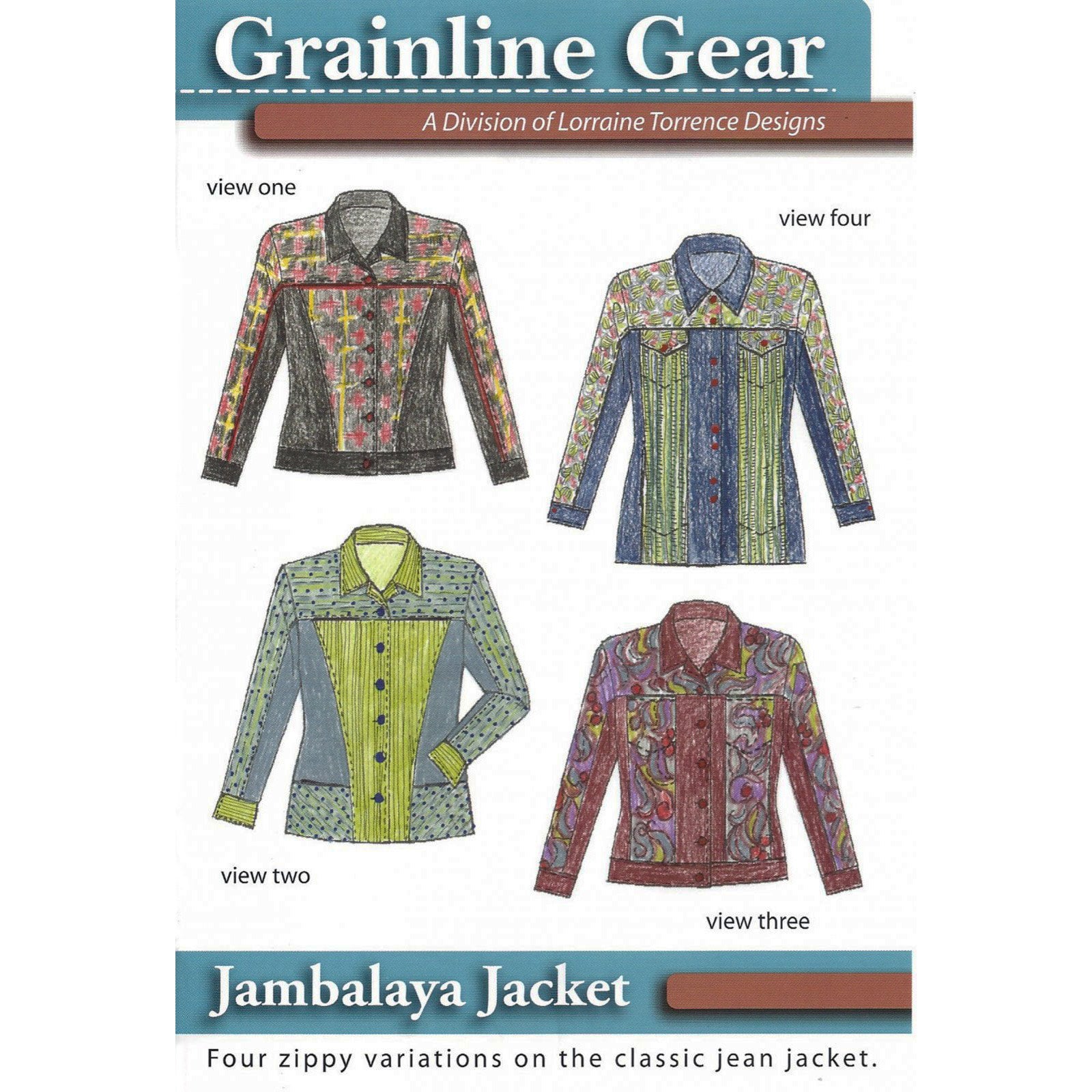 Jambalaya Jacket Pattern by Grainline Gear | Laura Murray Designs