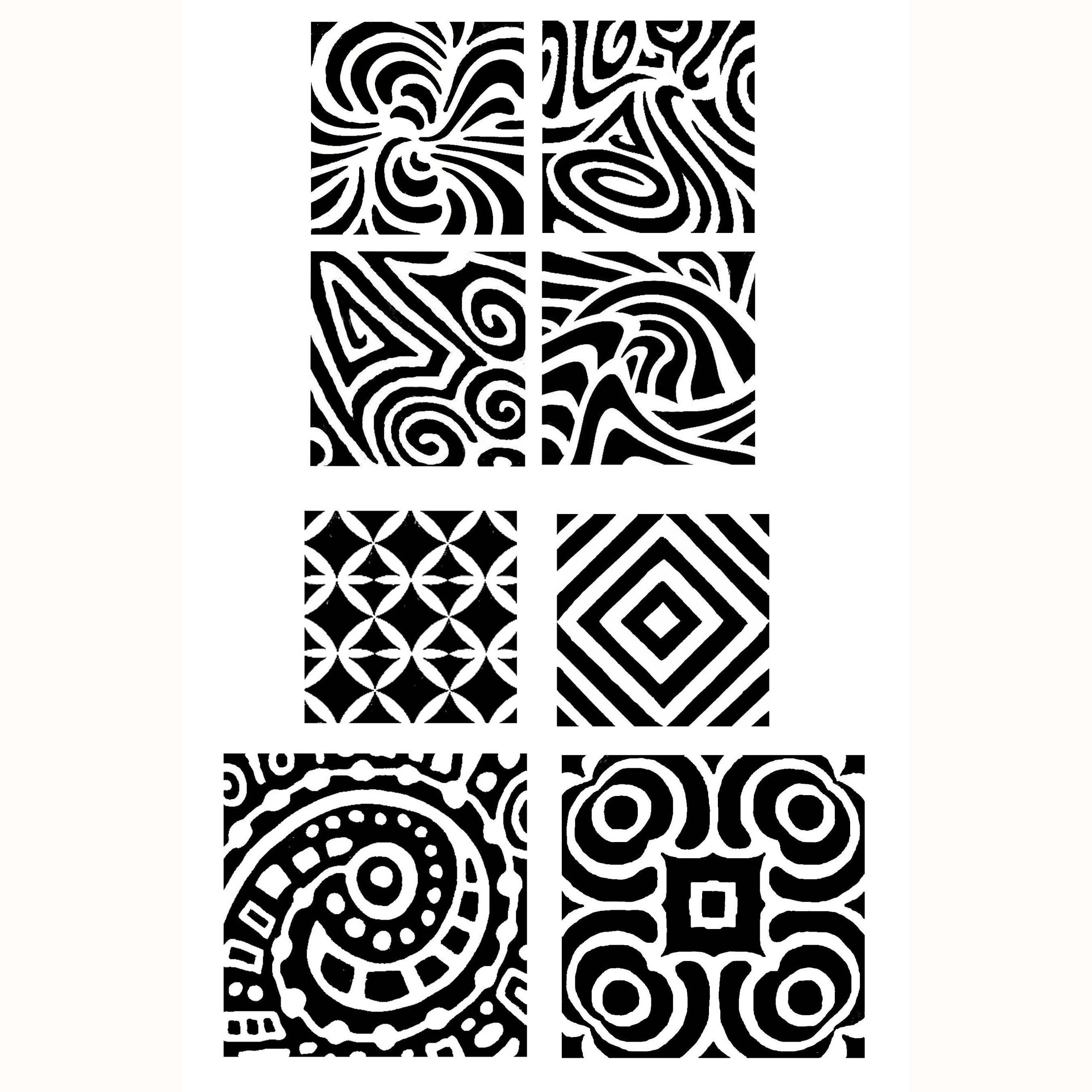 Xanadu Rubber Stamp Set | Laura Murray Designs