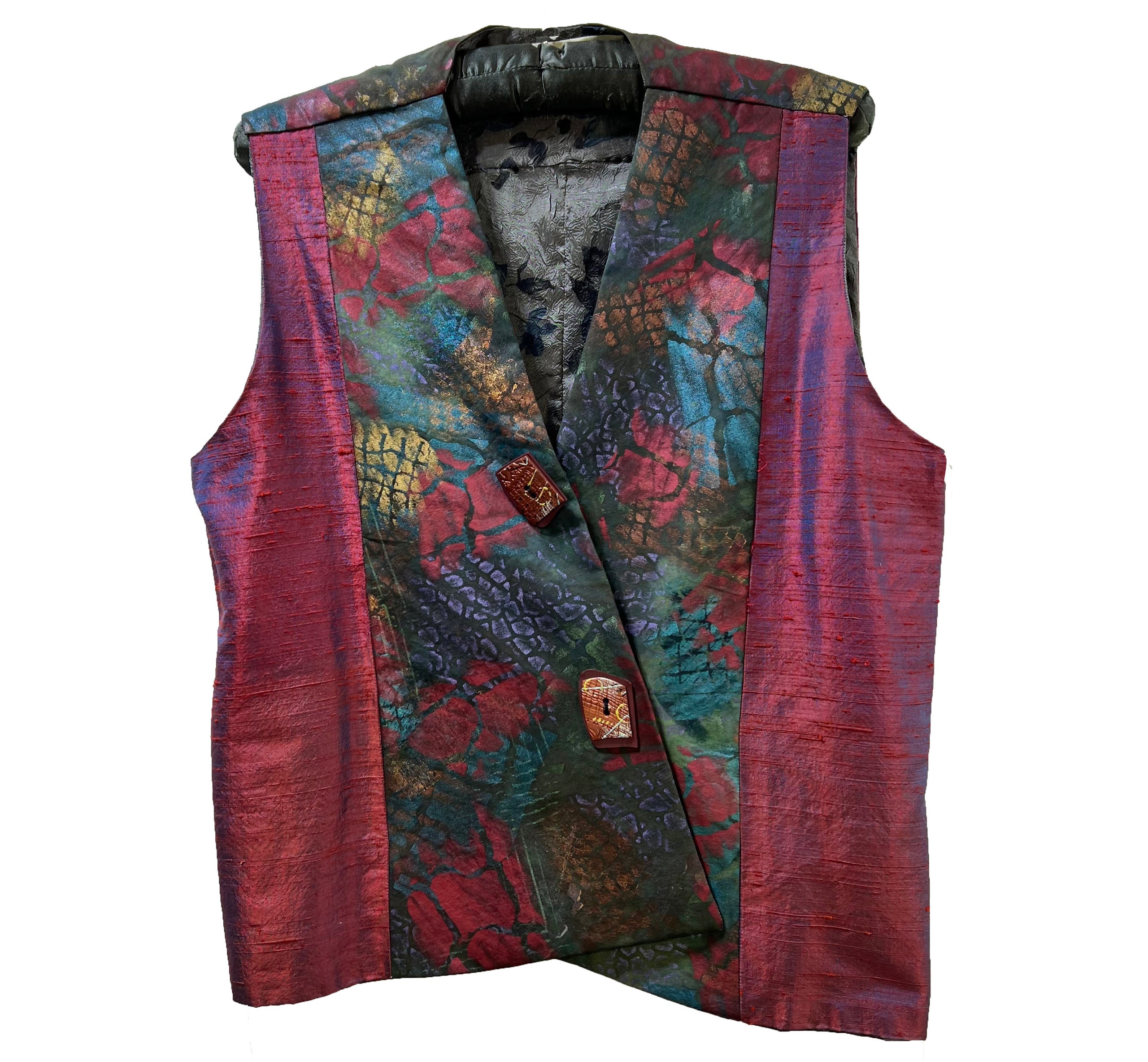 Silk vest | Laura Murray Designs